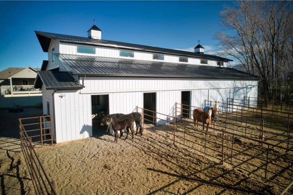 Pole Barn Horse Stable Design - Beehive Buildings